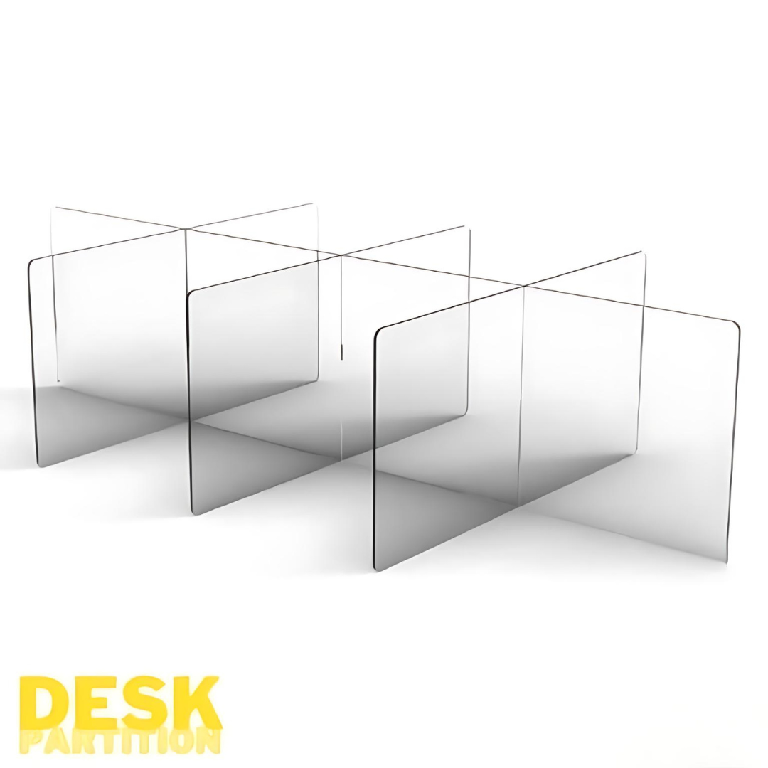Office Partition -Acrylic Desk Partition | Cut-to-size